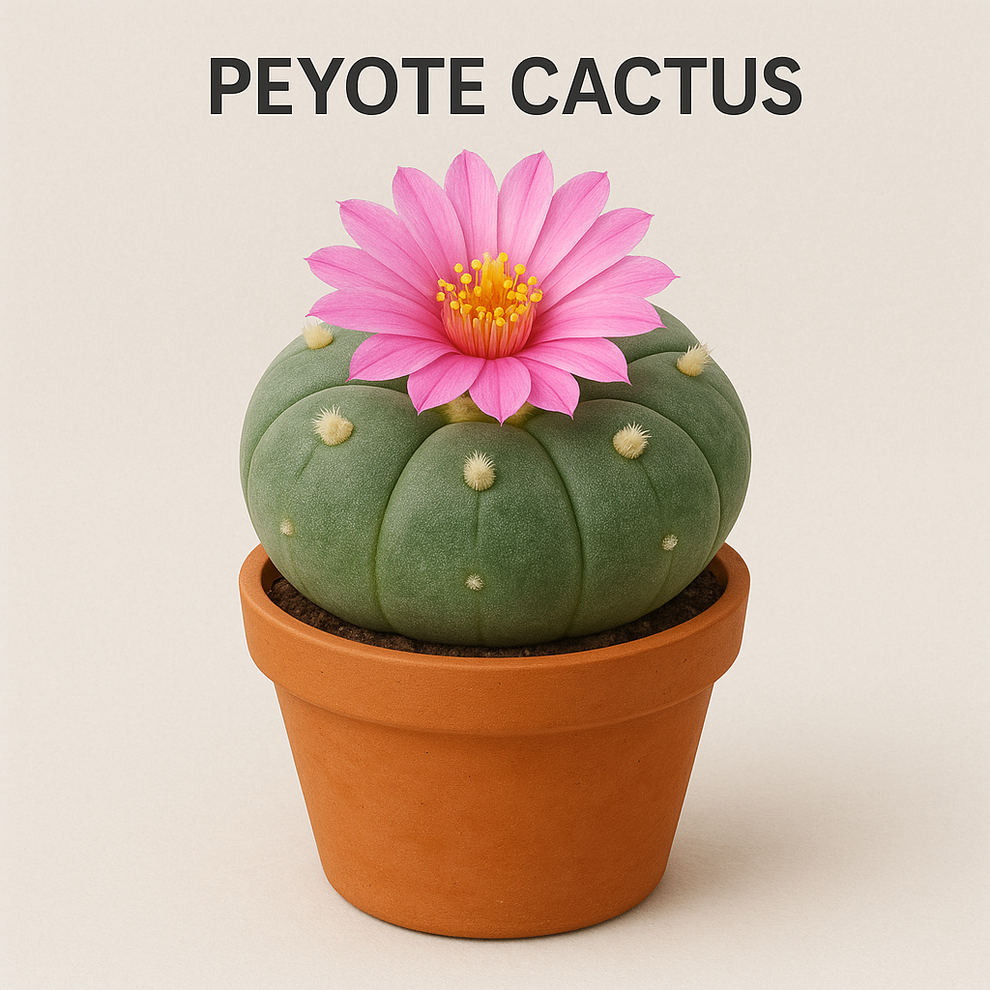 Peyote Cactus (Lophophora williamsii) – Flowers from my Meadow